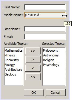 Gap Editing Support In The NetBeans GUI Builder