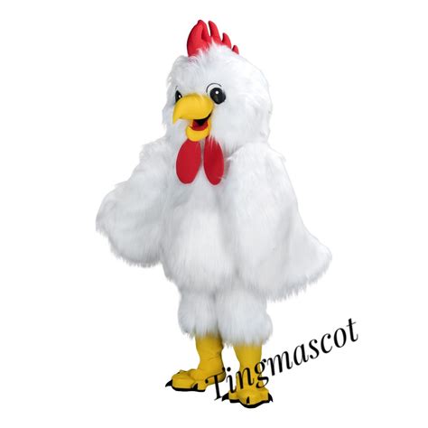White Chicken Mascot Costume