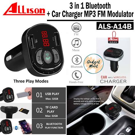 Mp3 Fm Transmiter Bluetooth