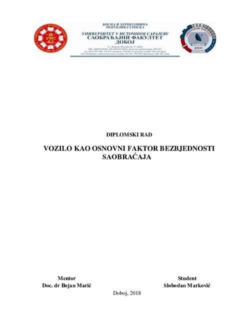 Pdf Diplomski Rad Slobodan Markovic