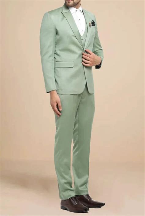 Light Green Suit For Men