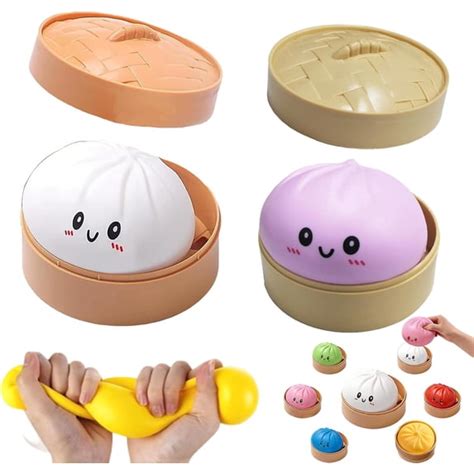 Lodgix Dumpling Squishy Giant Jumbo Dumpling Squishy Stress Ball