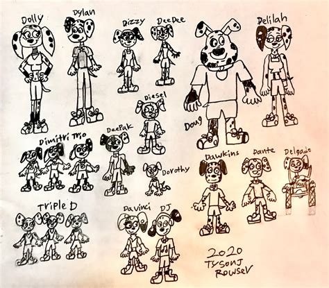 101 Dalmatian Street Anthro Picnic Outfits By Rowserlotstudios1993 On