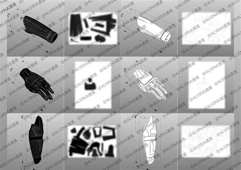 3d Model Mass Effect 3 N7 Femshep Armor Diy Cosplay Pepakura Foam Vr