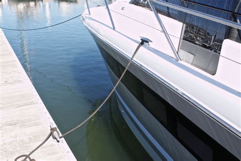 Tying A Boat To A Dock Diagram