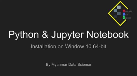 Python And Jupyter Notebook Installation Window 10 64 Bit Youtube