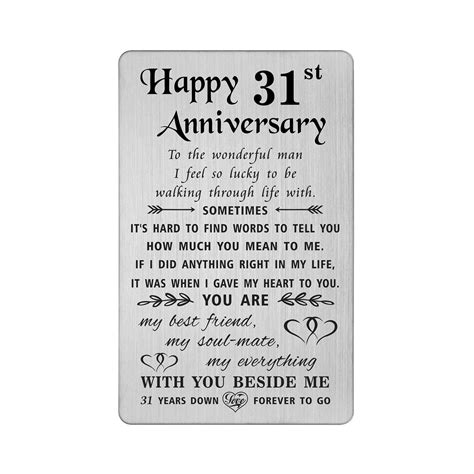 Happy 31st Anniversary Clipart