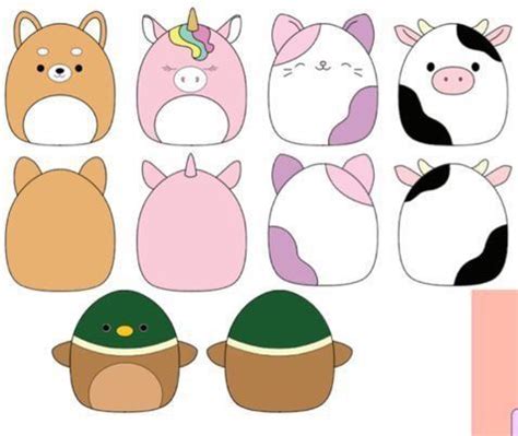 23 Paper Squishy Templates Ideas To Save Today Paper Toys Template