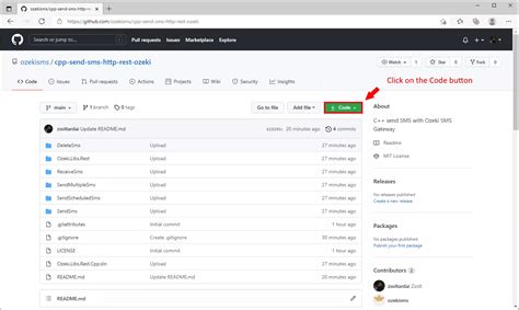 How To Download The Latest C Cpp Sms Api Library From Github