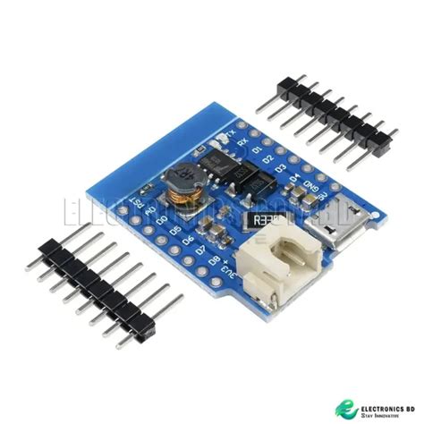 acrobotic esp8266 wemos d1 mini tp5410 lithium battery charging and boost shield