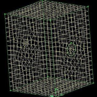 Three Dimensions View Of Mesh Download Scientific Diagram