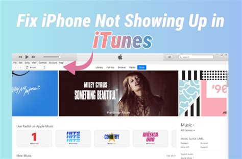 How To Fix Iphone Not Showing Up In Itunes Wins And Mac