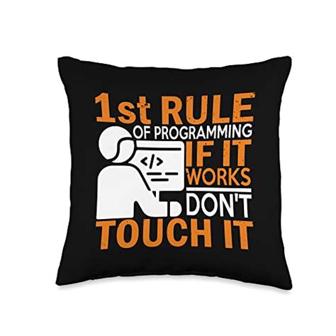 Vintage Programmer Coding Clothing Funny Rule Of Programming If It