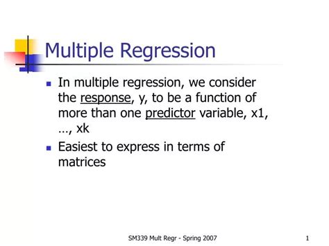 Ppt Multiple Regression Powerpoint Presentation Free Download Id7185
