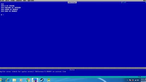 Tutorial Qbasic Part 2 Variable Youtube