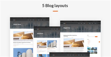 ArchiCo Construction Company Responsive Multipage Website Template