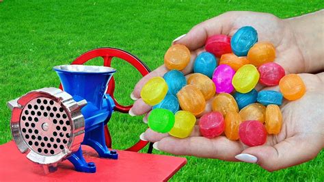 Crushing Candy By Candy Crushing Machine Youtube