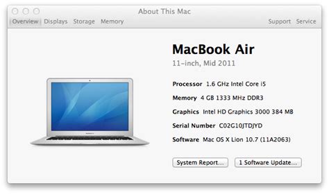 Macbook Air 2011