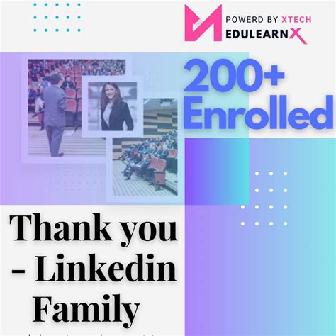 Edulearnx On Linkedin Share Thankyou Linkedin Engagement Xtech Masaischool Webdevelopment