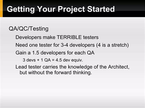 Getting Your Project Started Ppt