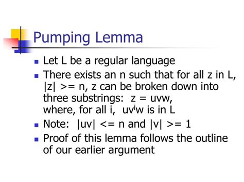 Ppt The Pumping Lemma Powerpoint Presentation Free Download Id 6862107