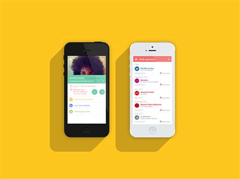 Myapp Resume Ux Ui Mobile Design On Behance