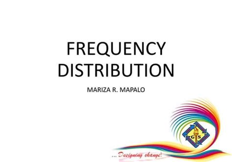 frequency distribution table ppsx