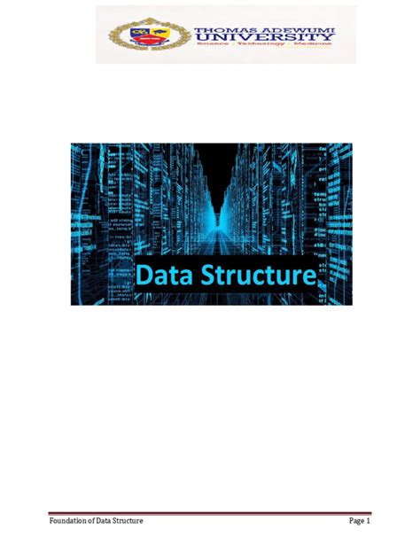 data structure csc204 1716370942 pdf data type integer computer science