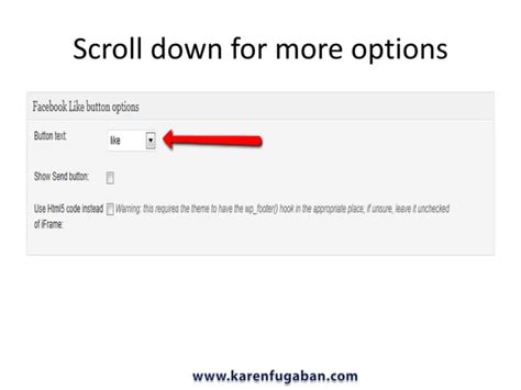 How To Add An Fb Like Button Ppt