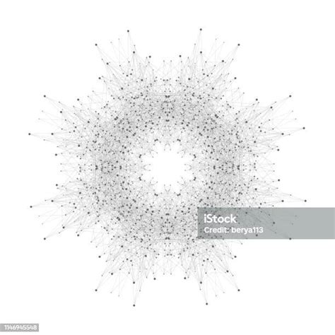 양자 컴퓨터 기술 개념입니다 구 폭발 배경입니다 딥 러닝 인공 지능 빅 데이터 알고리즘 시각화 파도 흐름 양자 폭발 벡터 일러스트 레이 션 인공지능에 대한 스톡 벡터 아트