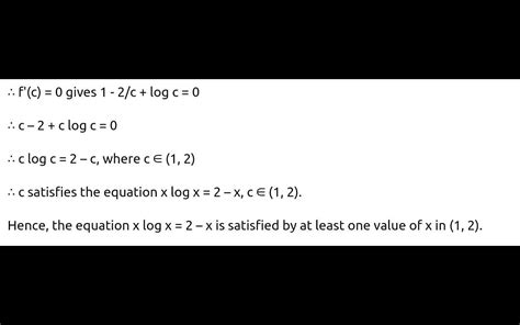 3 By Considering The Functionf X X 2 Log X Show That Equation X Logx 2 X
