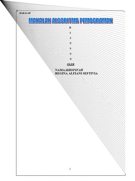 Makalah Algoritma Pdf Komputer
