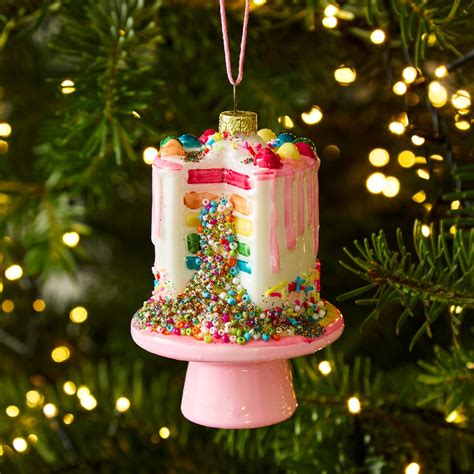 Rainbow Confetti Cake Decoration