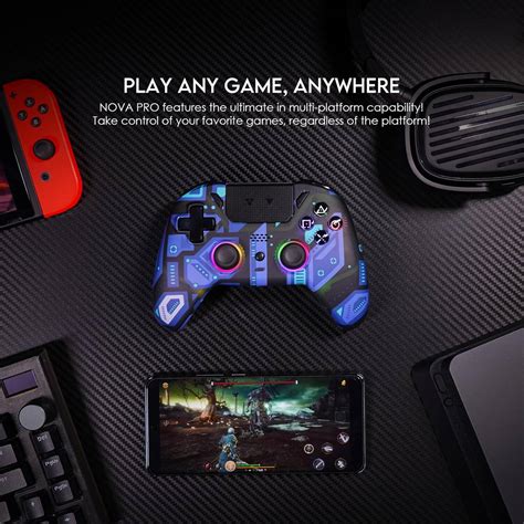 Fantech Nova Pro Wgp14v2 Wireless Gamepad 22 Keys Adjustable Turbo