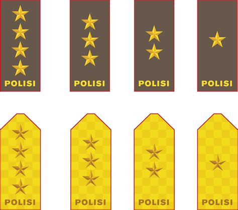 Indonesian Police Rank 41856893 Vector Art At Vecteezy