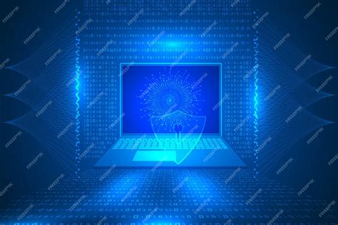 Premium Vector Cyber Security By Binary Code Technology Abstract Big Data Security
