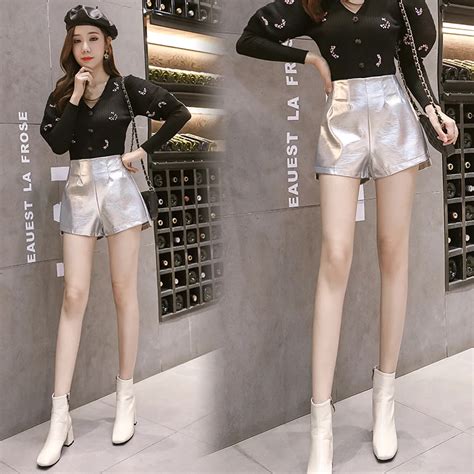 여성용 가죽 반바지 겉옷 여성용 Ol Py1976 2021 봄 여름 가을 캐쥬얼 귀여운 섹시한 신상 패션 저렴한 도매 반바지 Aliexpress