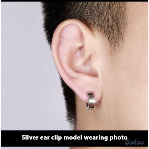 Jual Anting Wanita Pria Anting Korea Gantung Tindik Capit Shopee Indonesia