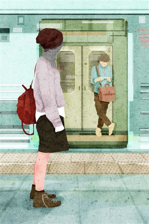 色彩淡雅的人物插畫作品 每日頭條