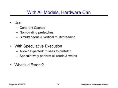 Mark D Hill Multifacet Project Computer Sciences Department Ppt