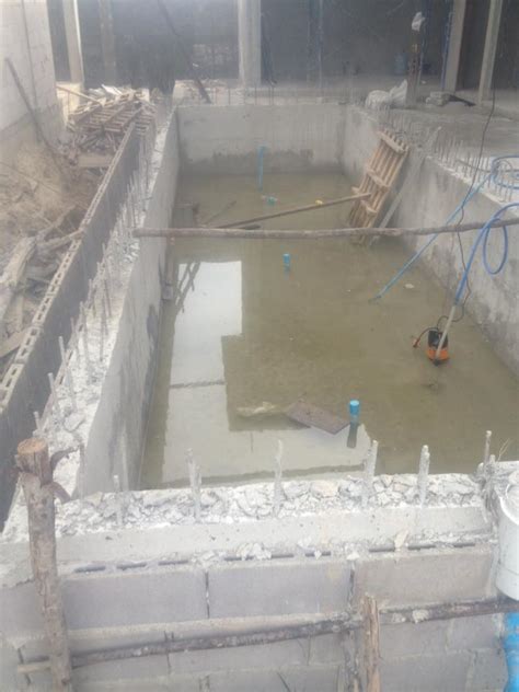 อัพเดตงานสร้างสระว่ายน้ำ โครงการ Oasis วรวีร์ พลูเซอร์วิส บริการล้างสระว่ายน้ำในเขตหัวหิน