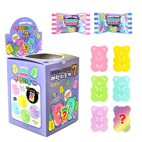 곰젤리 랜덤지우개 60개 온채널