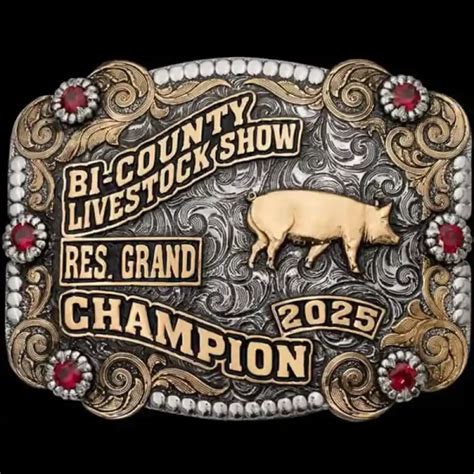 Livestock Classic Belt Buckle Mollyscustomsilver