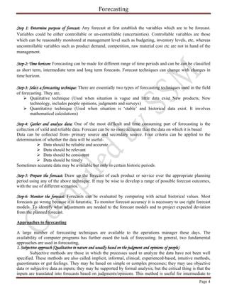 Forecasting PDF