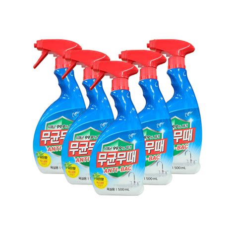 청소세제 화장실 세제 피죤 무균무때욕실용 500ml 나바론 종합상사