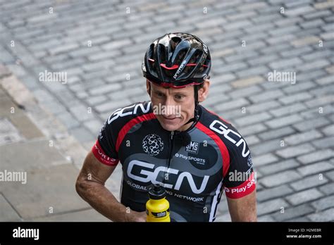 Matt Stephens Prepares For Interview For The Global Cycle Network At