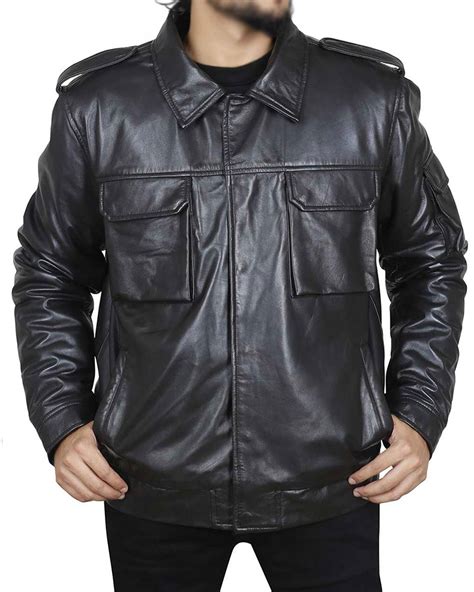 Dallas Black Casual Leather Jacket For Men