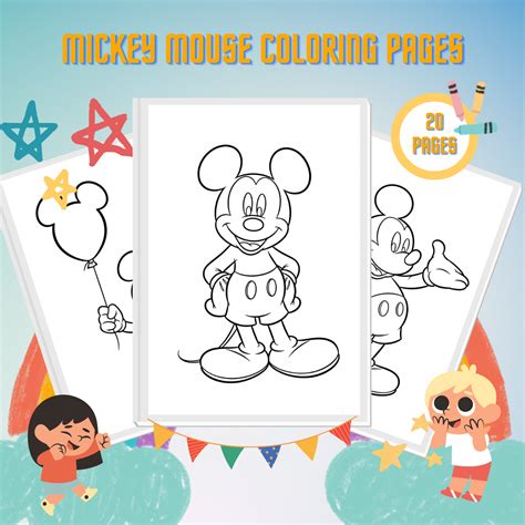 The Magic Of Mickey Mouse Coloring Pages Unleash Creativity And Fun