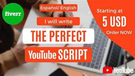 Write The Best Script For Your Youtube Channel By Ideboart Fiverr