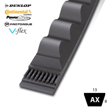 Ax29 Ax Section Raw Edge Moulded Cogged V Belts Aire Bearings